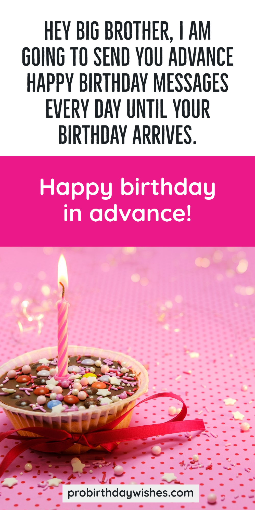 191+ Best Advance Birthday Wishes - Pro Birthday Wishes