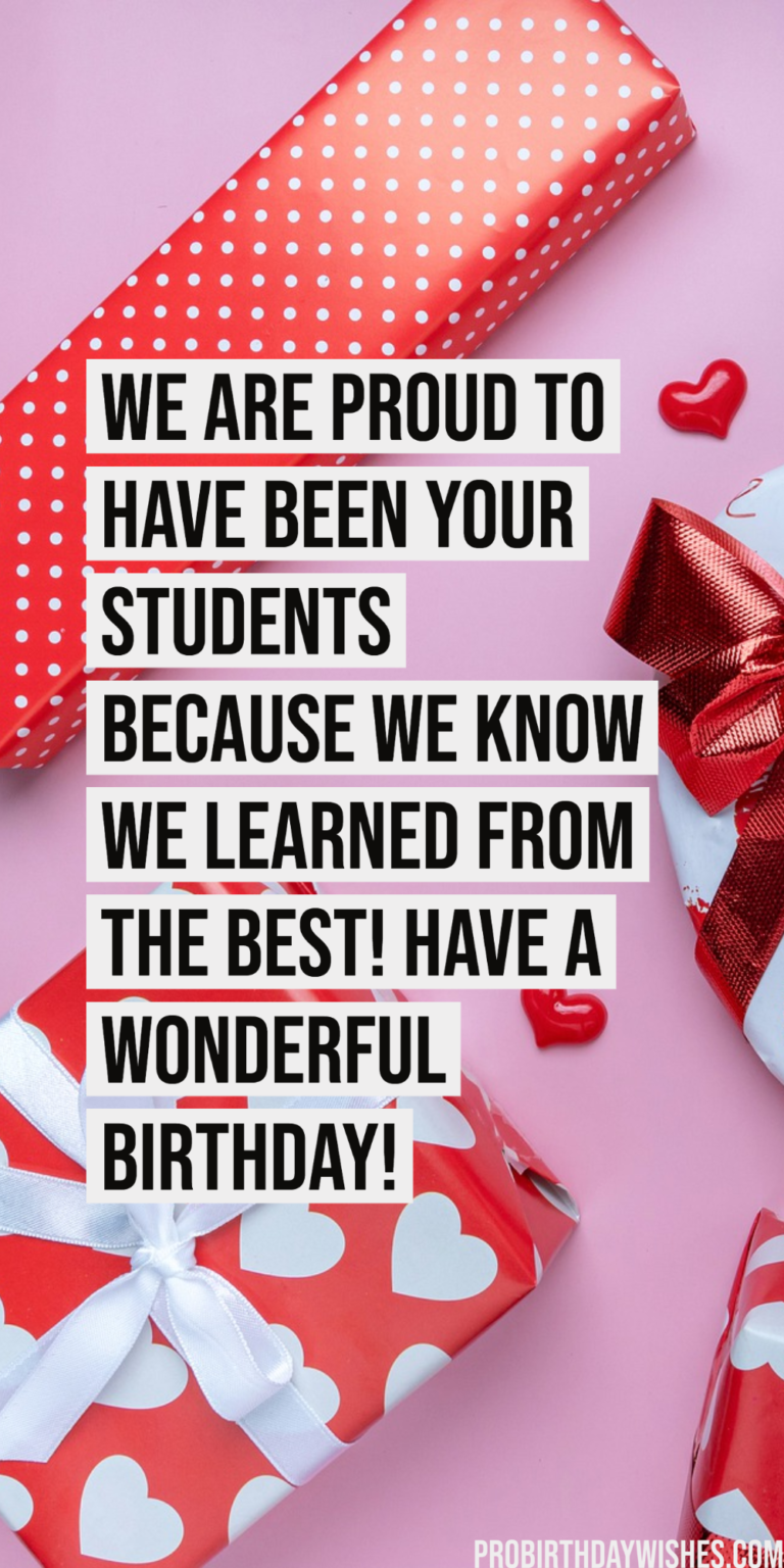 101+ Top Birthday Wishes to Sir - Pro Birthday Wishes